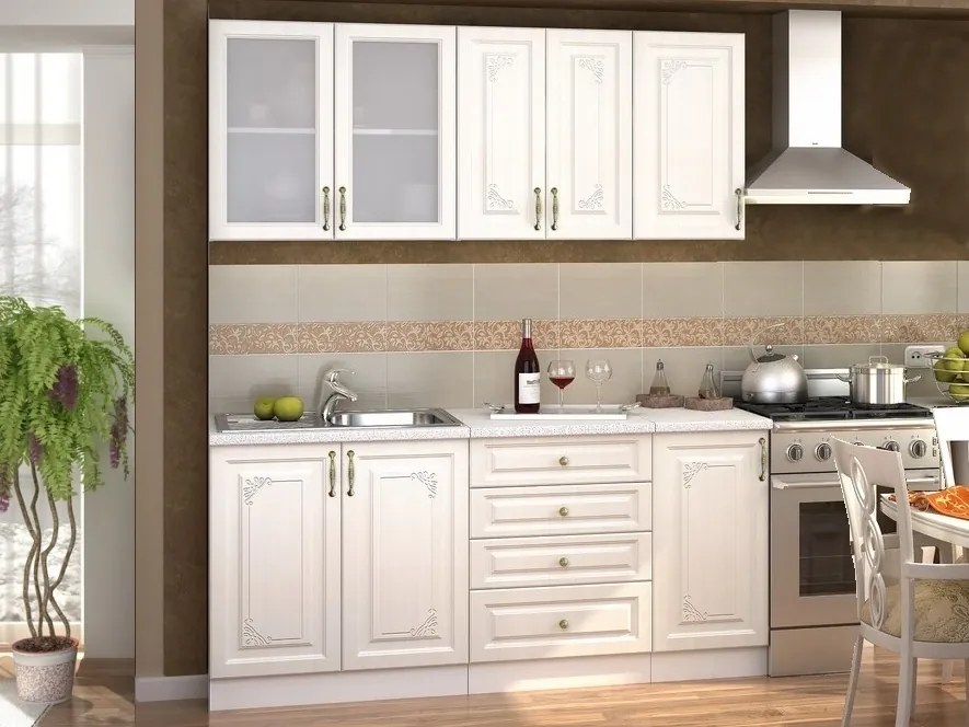 Casarredo Kuchyně VICTORIE 180 bílý santál