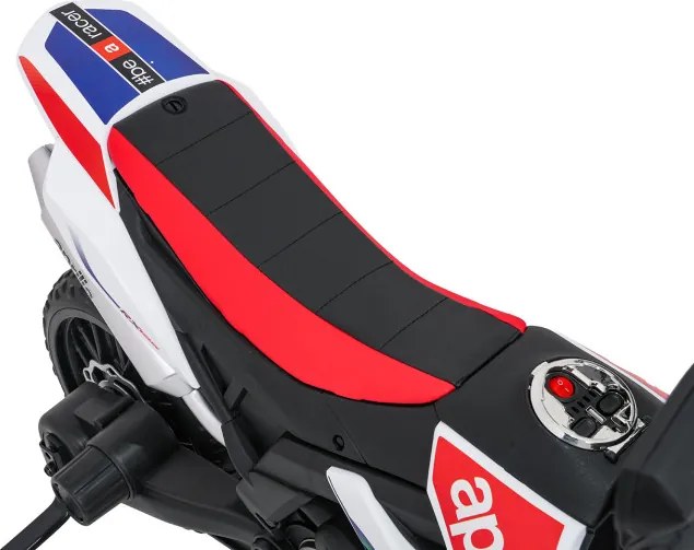 Elektrická motorka Aprilia RX bílá
