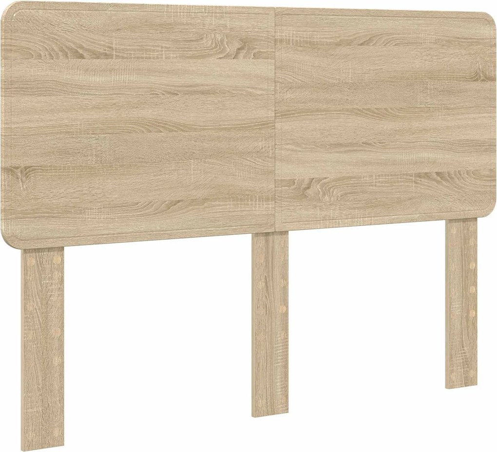Rám postele s čelo Sonoma dub 140 x 190 cm Kompozitní dřevo 3412785