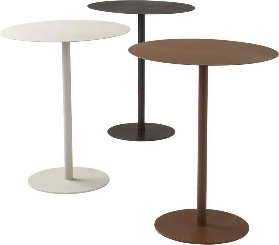 Kovový kulatý odkládací stolek ø 40 cm Heby – Jotex