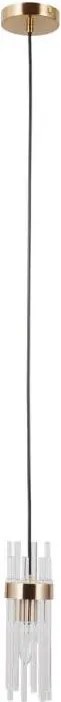 ITALUX PND-40760-1-HBR - Lustr na lanku TARASO 1xE14/40W/230V zlatá