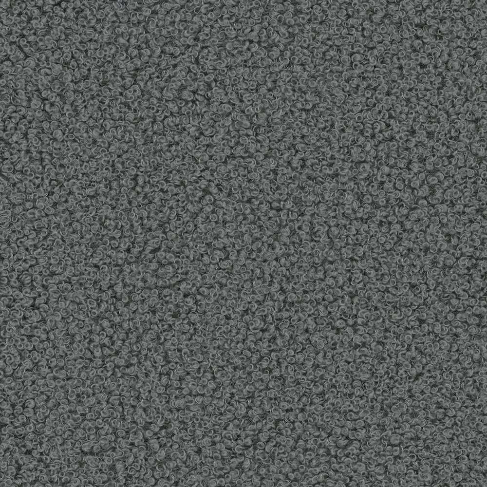 Šedé křeslo z textilie bouclé Chuck – Micadoni Home