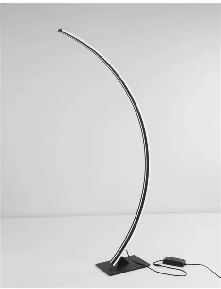 LED stojací lampa Premium 20 černé
