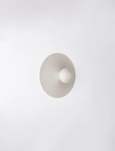 LED béžová svítilna na zeď Edem
