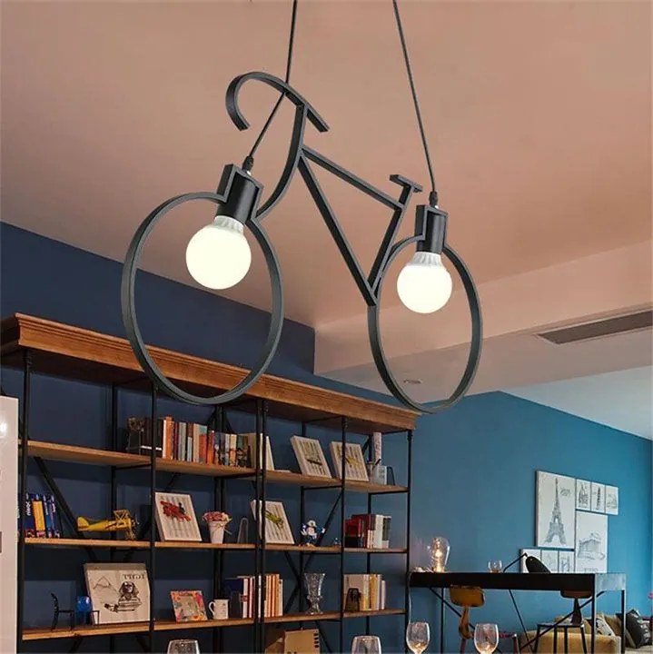 Toolight, Závěsné svítidlo kolo APP216-2CP, černá, OSW-00352