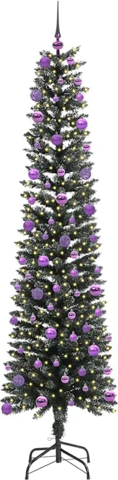 Umělý vánoční stromeček Zelená 210 cm PVC, plast a ocel 3395958