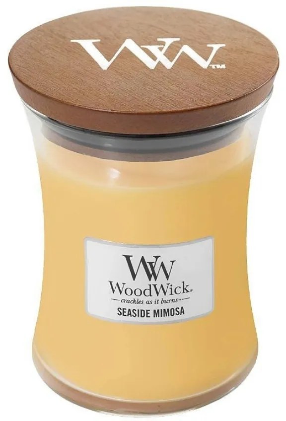 OnaDnes -20% Střední vonná svíčka Woodwick, Seaside Mimosa