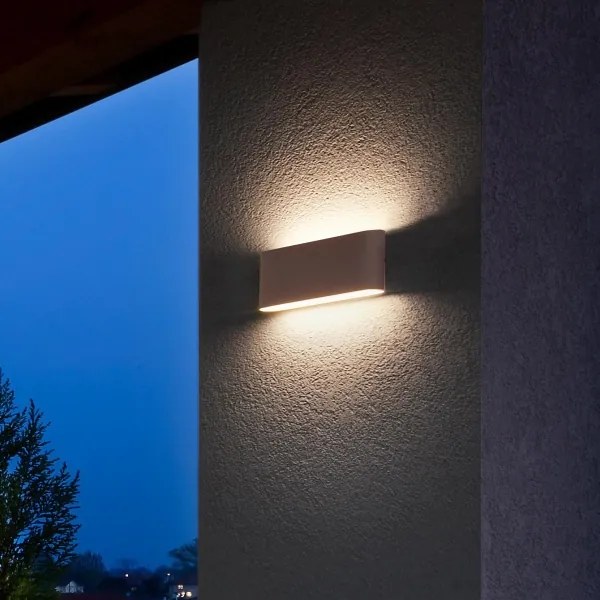 Redo 90453 - LED Venkovní nástěnné svítidlo KLIPPE LED/24W/230V 3000K IP54 hnědá
