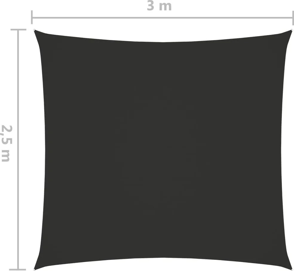 vidaXL Stínící plachta oxfordská látka obdélníková 2,5 x 3 m [135095] Barva: taupe