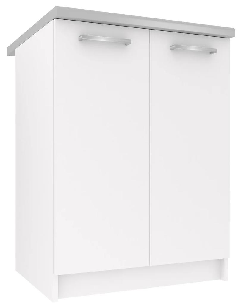 Kuchyňská skříňka Belini spodní 60 cm bílý mat s pracovní deskou  TOR SD2-60/0/WT/WT/0/E
