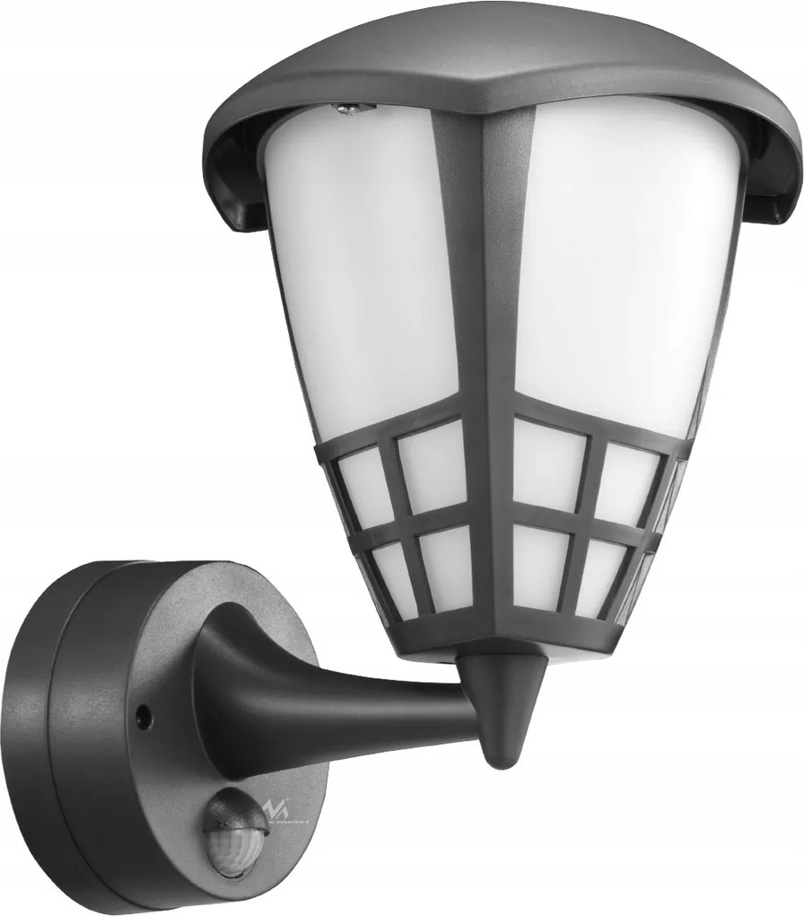 Venkovní nástěnné svítidlo IP65 Led lampa s pohybovým senzorem soumraku, výkonná 11 W