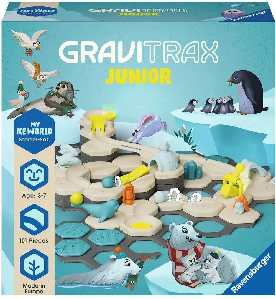 Kuličková dráha ravensburger 270606 gravitrax junior startovní sada ledový svět