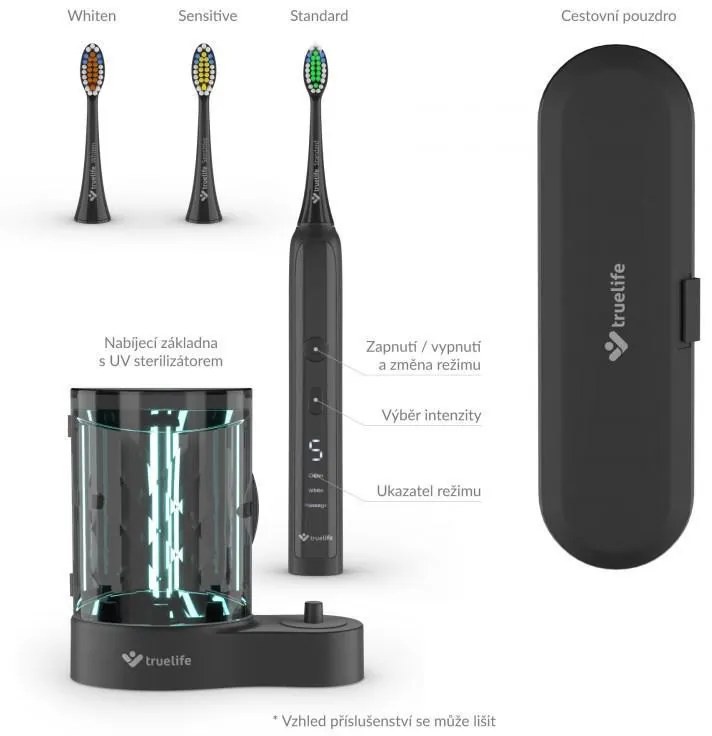 TrueLife Sonický zubní kartáček SonicBrush K150 UV