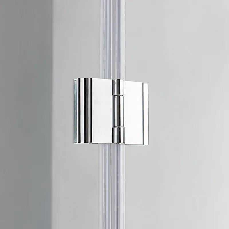 BPS-koupelny Čtvrtkruhový sprchový kout KZ92 90x90 chrom/transparent - bez vaničky
