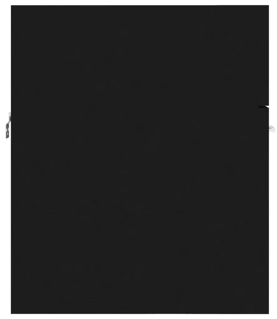 Skříňka pod umyvadlo černá 41 x 38,5 x 46 cm dřevotříska - Default Title