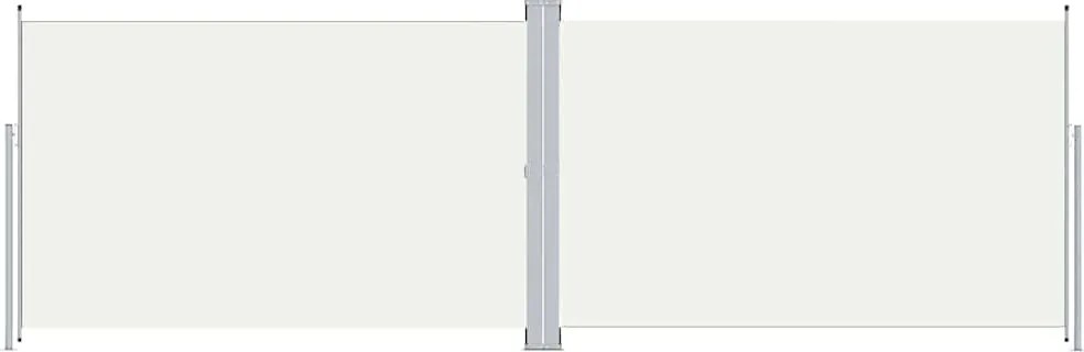 Zatahovací boční markýza krémová 200 x 600 cm 318007
