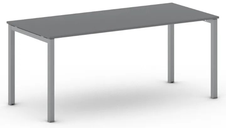 Kancelářský stůl METAL, 180x80 cm, grafit