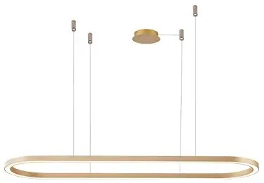 Designový lustr Elena 120 zlatá