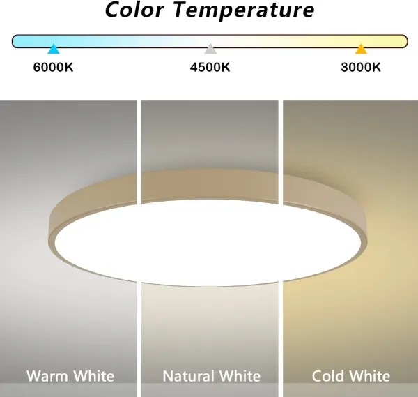BRILAGI-LED Stropní svítidlo POOL LED/128W/230V 3000/4000/6000K pr. 100 cm béžov
