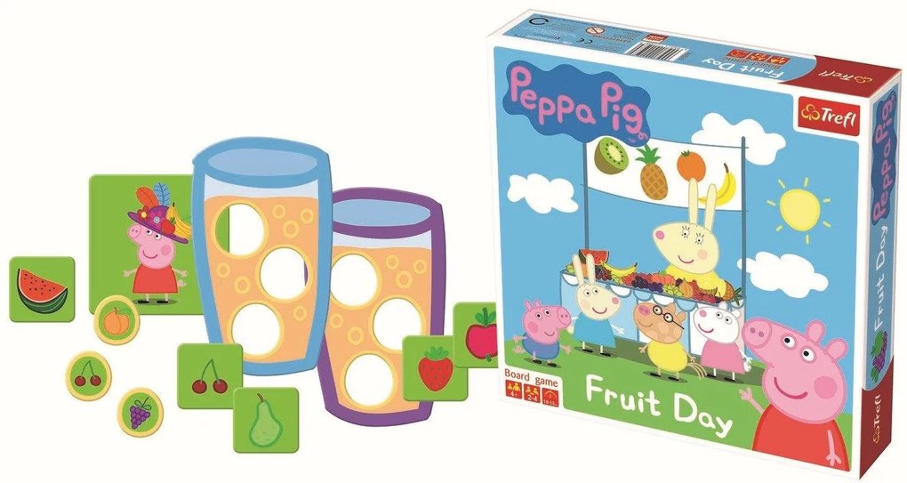 Společenská hra trefl prasátko peppa: fruit day