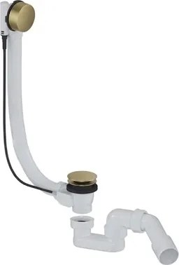 Vanový automat 52 mm DN40/DN50 SAT Aurum 60 cm, zlatý matný, plast SATAVA80BG