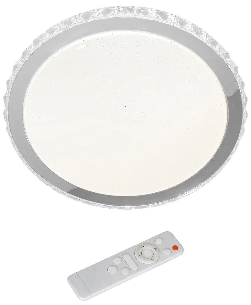 Stropní LED svítidlo Layla, 1x LED 33w, 3000-6000k, w/ch, s ovladačem
