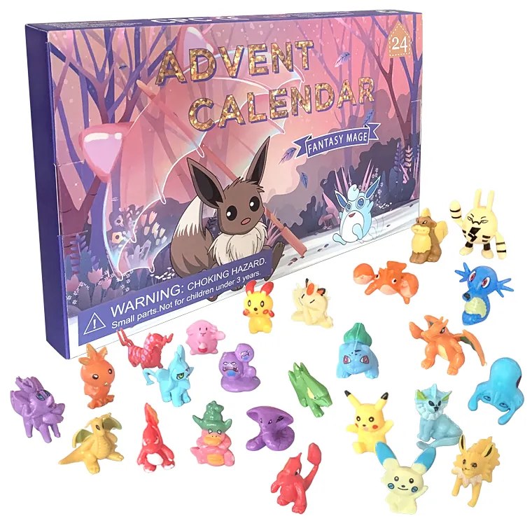 Adventní kalendář figurky Pokémonů