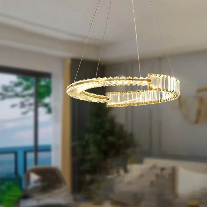 Toolight Designové LED osvětlení Crystal APP1526-CP40 GOLD