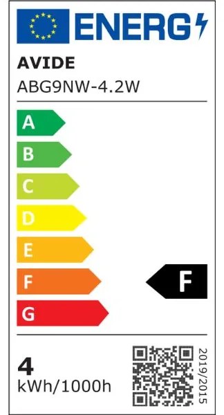 Prémiová LED žárovka G9 4,2W 450lm, denní, ekv. 39W, 3 roky