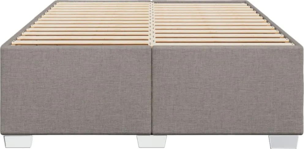 Rám postele bez matrace taupe 140 x 200 cm textil 3284482
