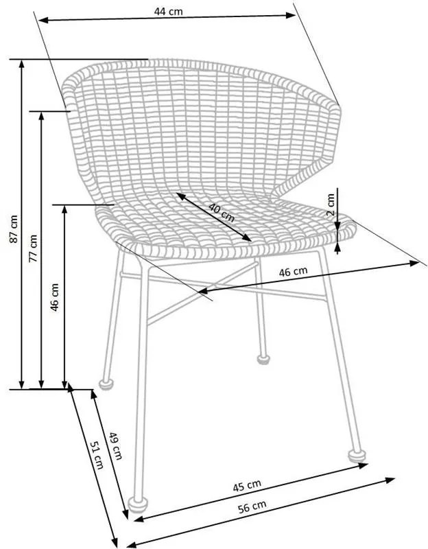 HALMAR K407 židle