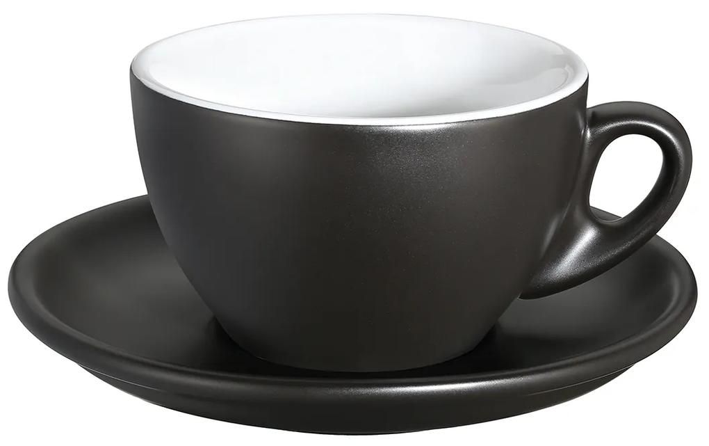 Cilio ROMA Espresso šálek s podšálkem černý 100 ml