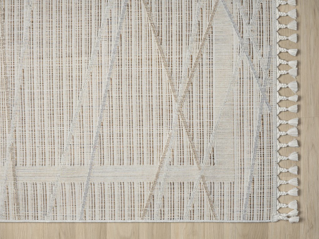 My Flair, Kusový koberec Luana 1 creme, 200x290, bílá, chodba / předsíň