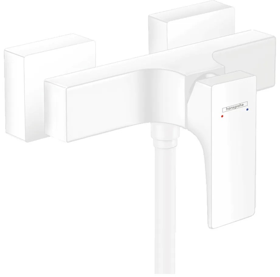 Hansgrohe Metropol, páková sprchová baterie, bílá matná, 32560700