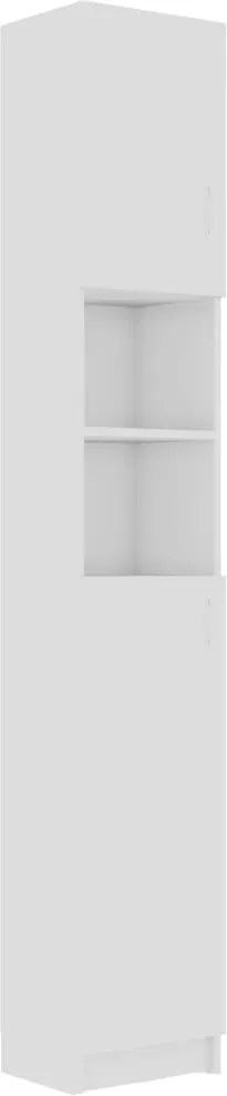 Koupelnová skříňka Wendover - 32 x 25,5 x 190 cm | bílá vysoký lesk