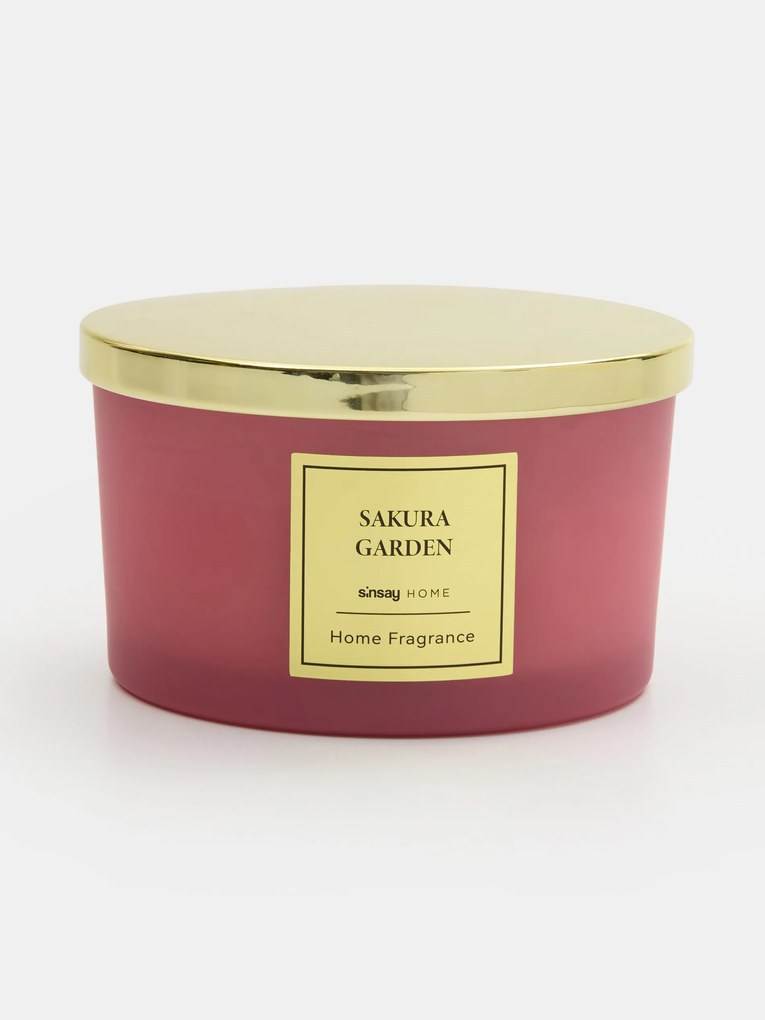 Sinsay - Vonná svíčka Sakura Garden - pastelová růžová