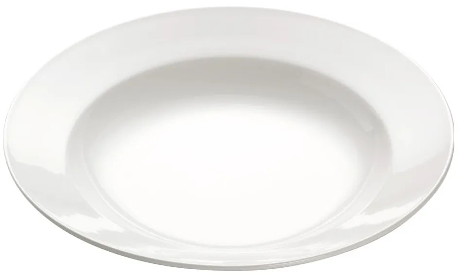 Bílý porcelánový talíř na těstoviny Maxwell &amp; Williams Basic Bistro, ø 28 cm