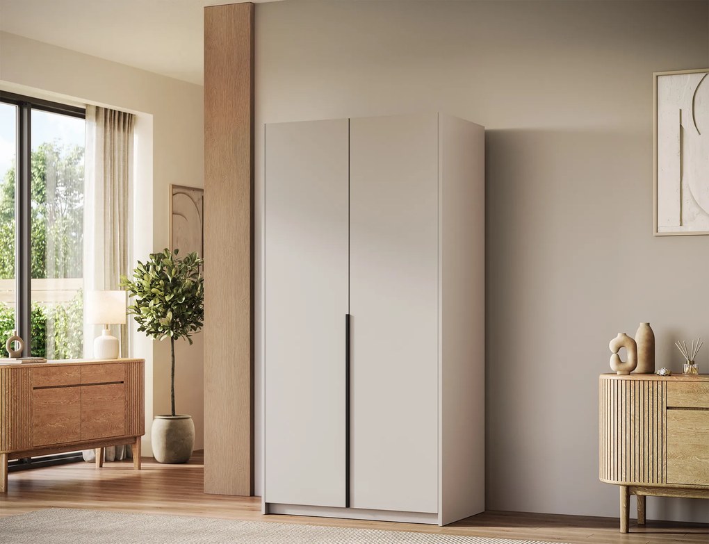 ADRK Furniture Bregma II Skříň s otočnými dveřmi ADRK-W-BRE-100-WB