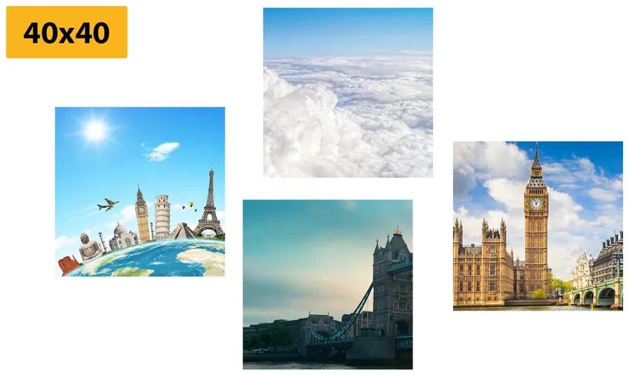 Set obrazů výlet do Londýna