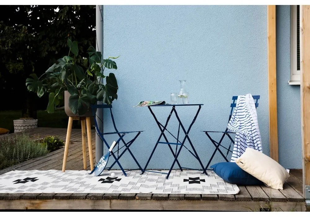 Tmavě modrý set zahradního nábytku Bonami Essentials Retro
