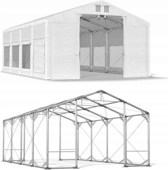 Stan Obchodní pavilon 8x8 m [3 m] Ocel Das 560 Pp
