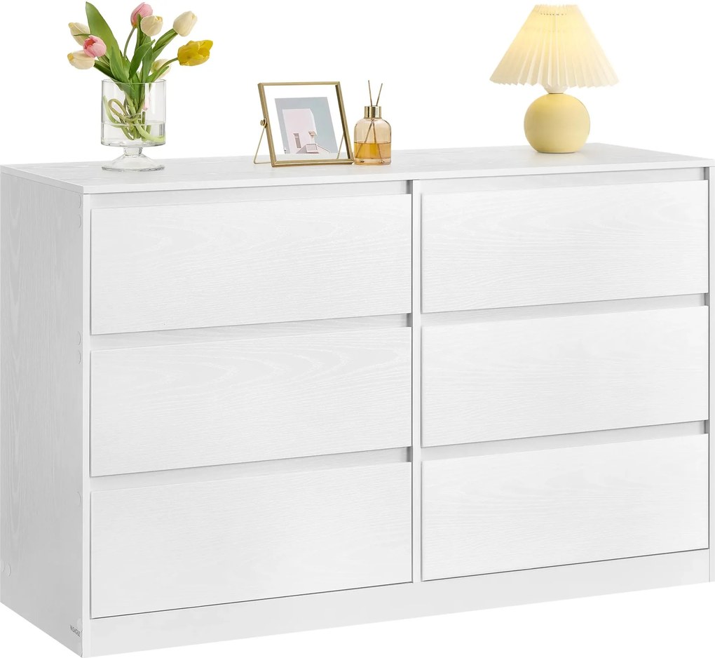 Komoda Vasagle Kailyn 119,4 cm bílá