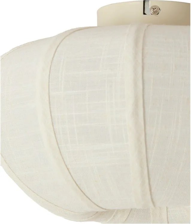 Krémové stropní svítidlo s textilním stínidlem ø 30 cm Zosia – Light & Living