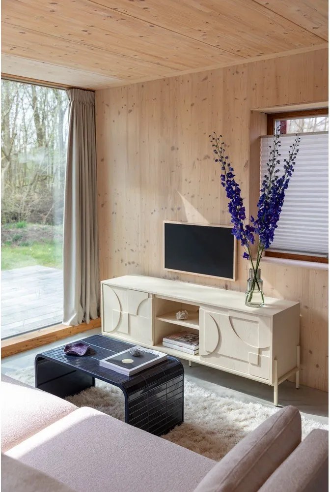 Modrý keramický konferenční stolek 47x80 cm Tiles – Zuiver