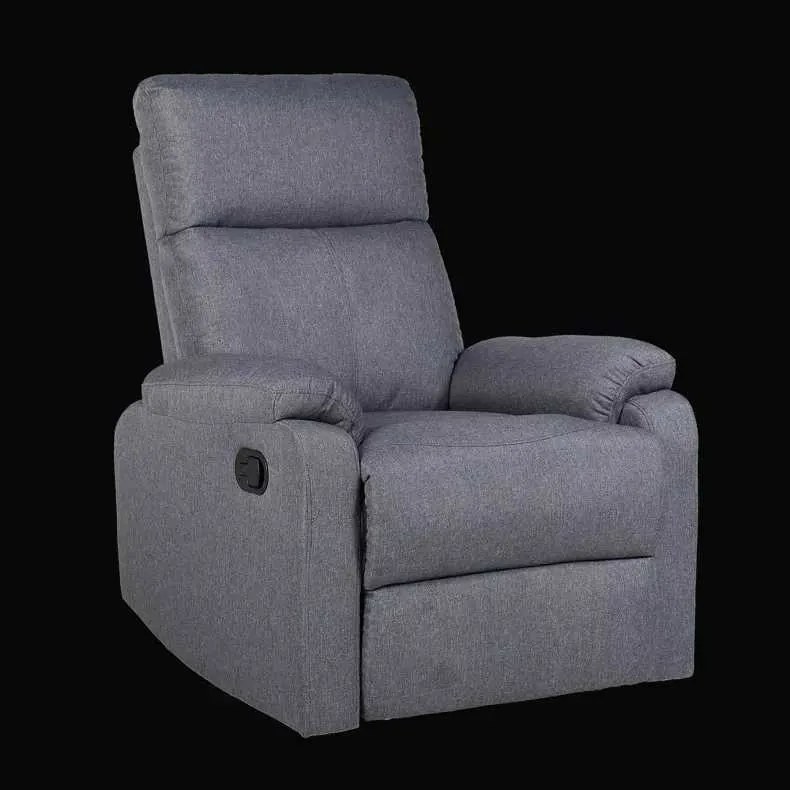 LuxuryForm DESIGN Televizní křeslo CARLOS s polohováním - šedé