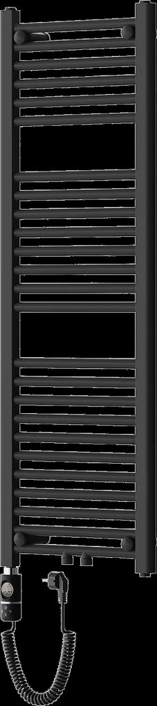 Mexen Mars, elektrické topné těleso 1200 x 400 mm, 600 W, černá, W110-1200-400-2600-70