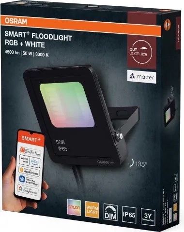 Osram - LED RGBW Stmív. reflektor SMART+ FLOODLIGHT LED/50W/230V IP65 Wi-Fi