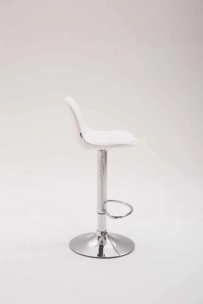 Bhm germany Barová židle Kyla III., syntetická kůže, bílá