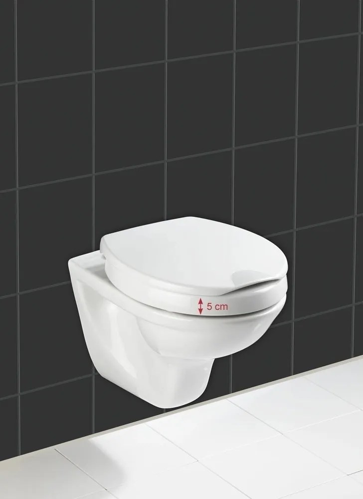 Toaletní sedadlo Secura Comfort WENKO, pohodlné toaletní sedadlo Duroplast Easy-Close