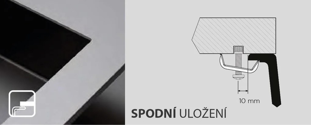 Schock Dřez SIGNUS D-100L Stone spodní uložení